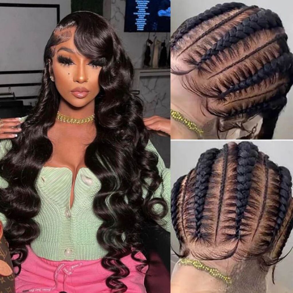13x6 HD Full Lace Frontal Wigs Invisible HD Lace Body Wave Front Wigs ...