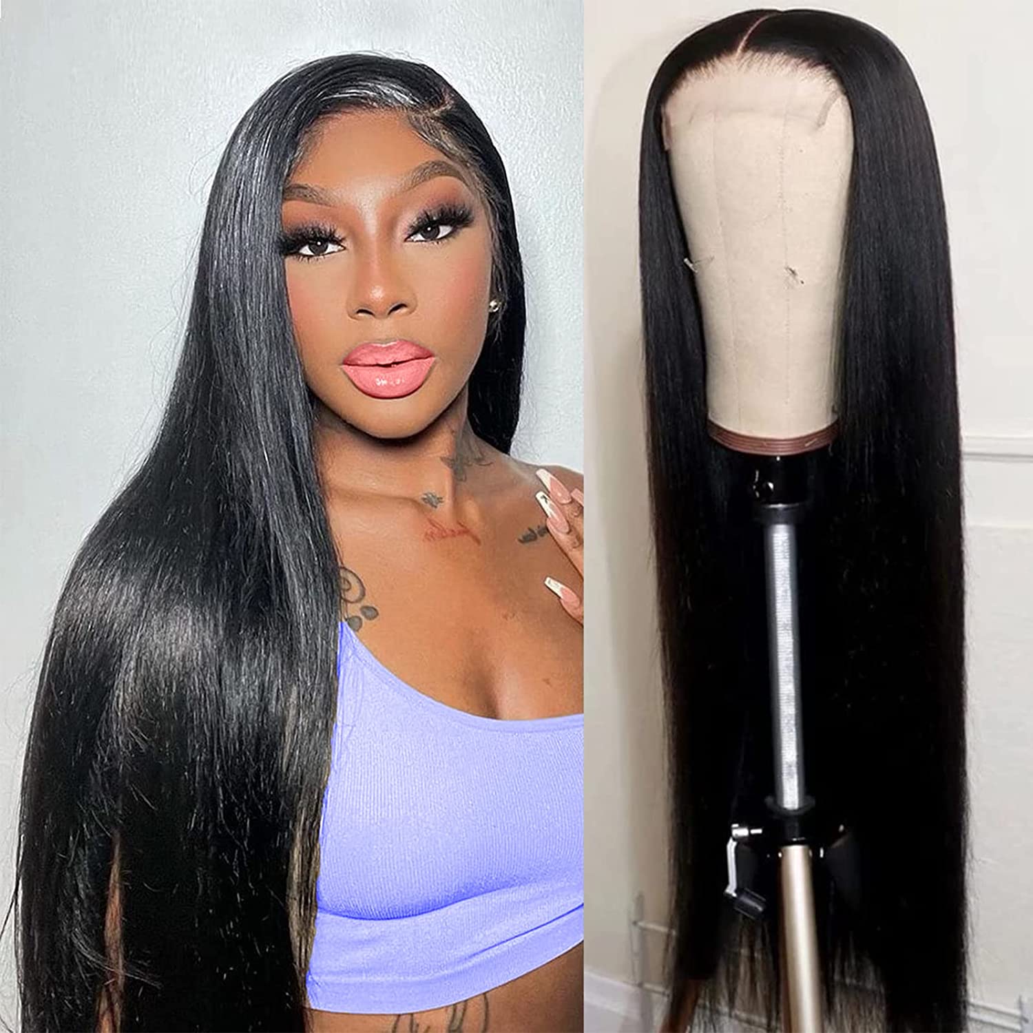 20"=$99 Straight Wigs 5*5 HD Transparent Lace Wigs Special Offer ...